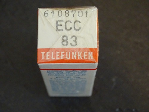 1x ECC83 TELEFUNKEN TUBE NOS FACTORY SEALED NEW BOXED | eBay