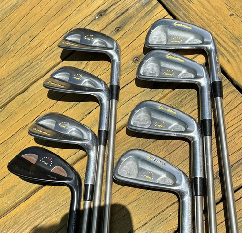 Taylormade Rac MB/CB TP Forged Irons 3-9i w/ 48* Fe2O3 P Wedge Regular ...