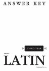 Henle Latin Ser.: Henle Latin Third Year Answer Key by Robert J. Henle ...