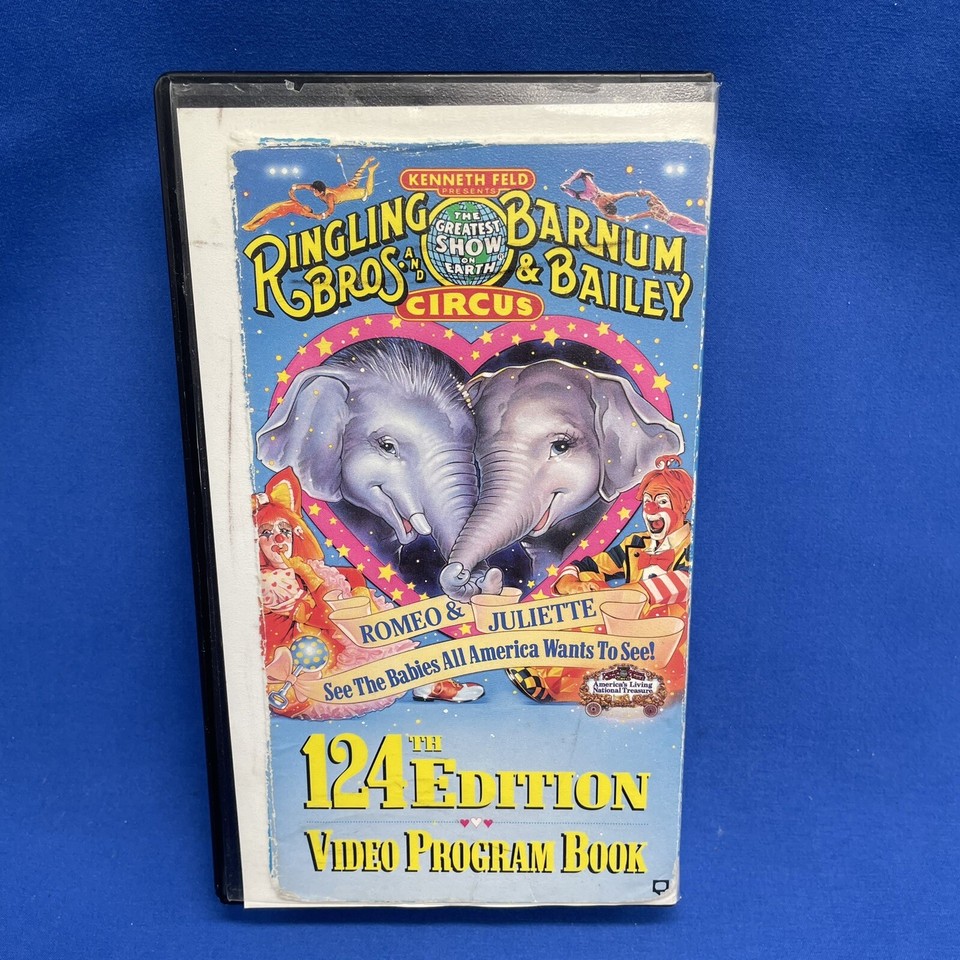 Ringling Bros and Barnum & Bailey Circus 124th Edition VHS Video ...