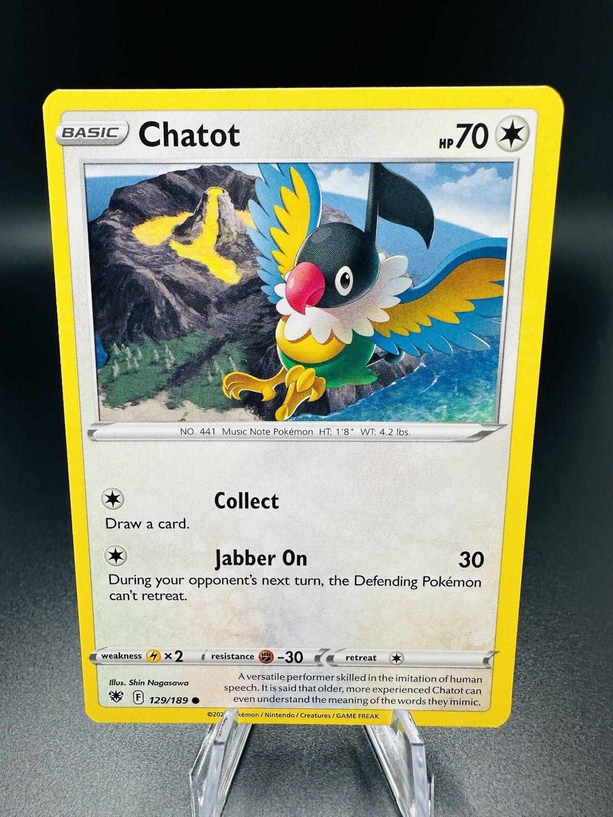 Pokemon TCG - Chatot 129/189 - Astral Radiance 2022 | eBay