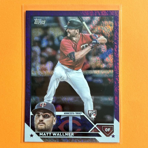 2023 Topps Matt Walner RC 448 | Purple Foil Board 128/799 | Minnesota ...
