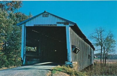 Crooks Covered Bridge over Little Raccoon Creek near Rockville IN ...