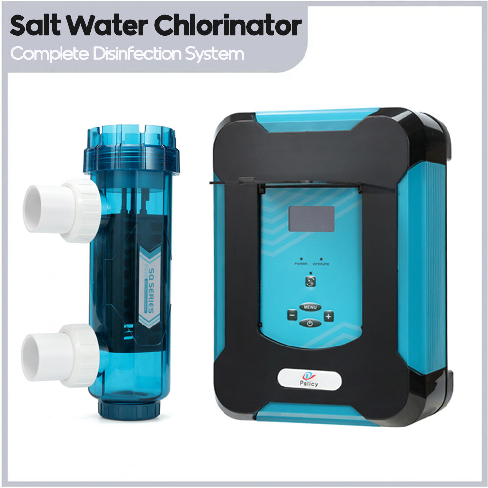 Complete Salt Water Pool Chlorine Generator System 55K Gallon ...