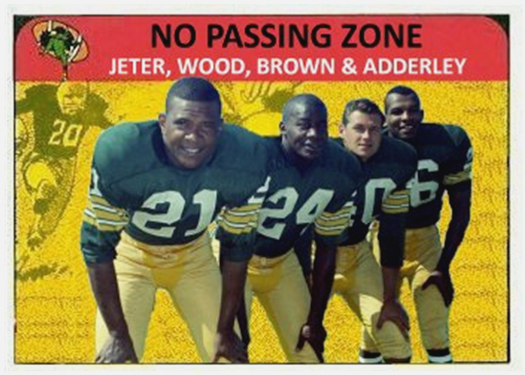 NO PASSING ZONE BOB JETER WILLIE WOOD HERB ADDERLEY BROWN ## BUY 5 GET ...