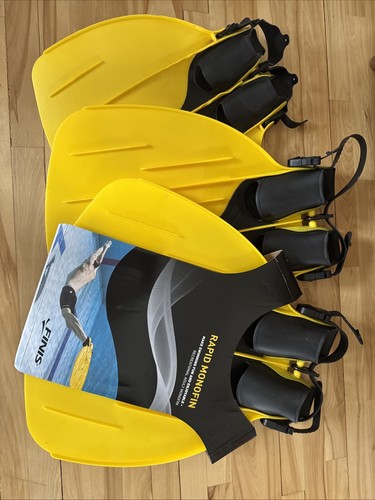 3 Sets FINIS Rapid Monofin Single Blade Training Fin (2)Adults AND 1 ...