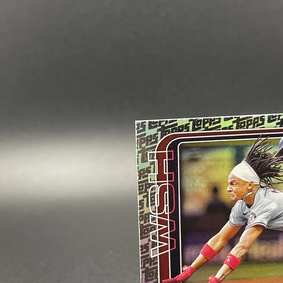 2025 Topps Series 1 CJ Abrams #122 Fanatics Topps Logo Foil Pattern ...