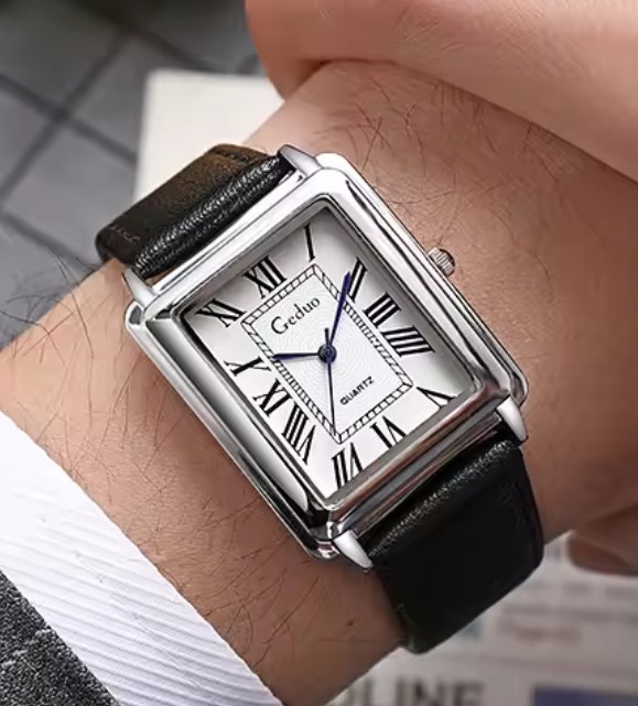 Beautiful Tank Style Men's Quartz Watch. | eBay UK
