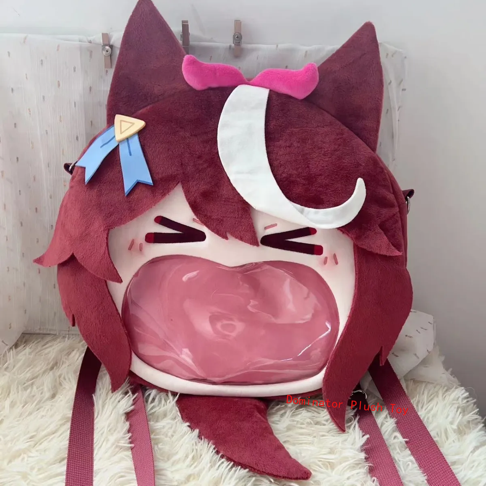 Uma Musume Pretty Derby Tokai Teio Backpack Anime Big Mouth Plush ...