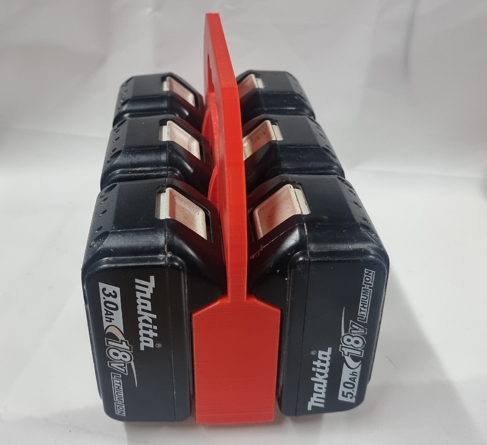 Makita 4 or 6 LXT Battery Cradle Carrier Holder Storage | eBay UK