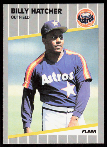 1989 Fleer 359 Billy Hatcher Houston Astros | eBay