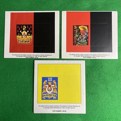 Warhammer 40k Space Marines Dreadnought Flag Stickers Banner x3 Games ...