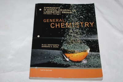 Experiments in General Chemistry, Lab Manual, Munk, Barbara H ...