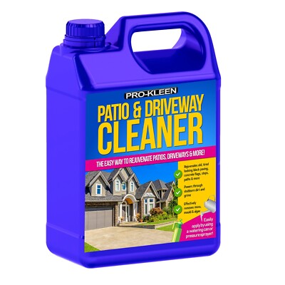 PATIO CLEANER CONCRETE SLABS STONE FLAGS PATH DRIVEWAYS BLOCK PAVING ...