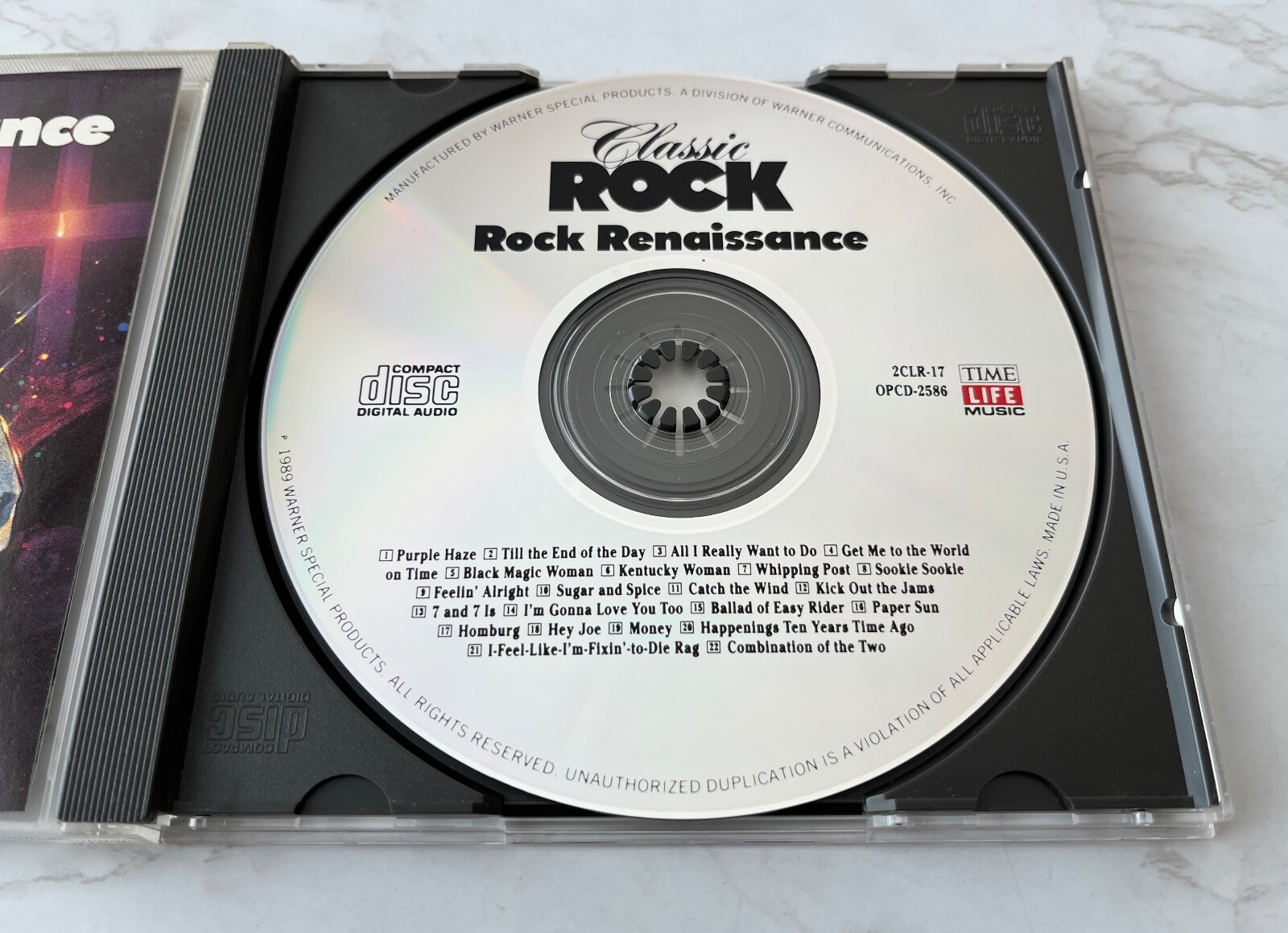 Time Life Music Classic Rock Rock Renaissance CD Jimi Hendrix ...