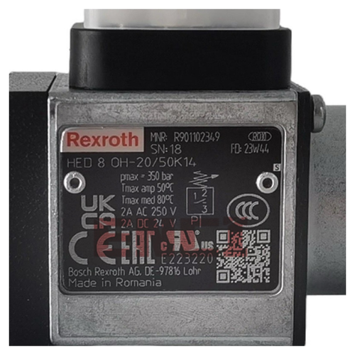 HED 8 OH-2X/50K14 R901102349 Bosch Rexroth Pressure Switch HED8OH-20 ...
