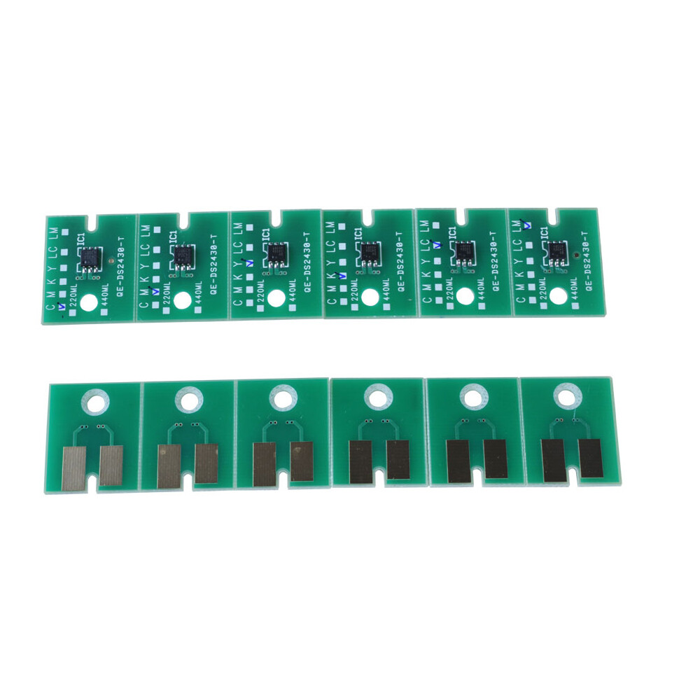 6Pcs Permanent ECO Solvent MAX Chips for Roland XJ-740 RS-640 RS-540 ...
