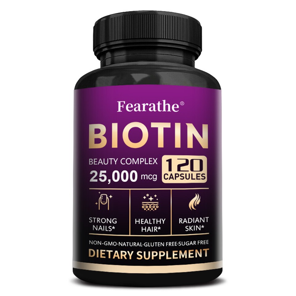 Biotin Collagen Keratin Anti Aging Hair Growth Skin Health 30-120 ...