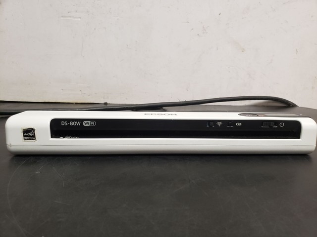 EPSON WORKFORCE DS-80W USB or WIRELESS PORTABLE DOCUMENT SCANNER P/N ...