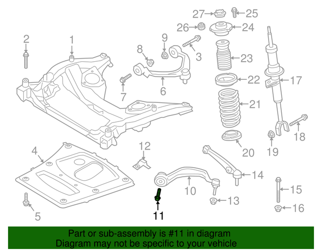 BMW 33316767586 Genuine OEM FT LWR CNTL Arm Bolt for sale online | eBay