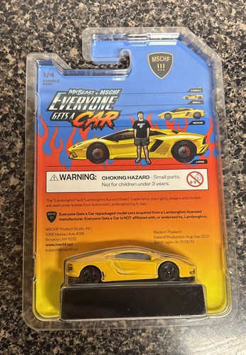 MSCHF x MR BEAST Everyone Gets A Car 1/64 Diecast Lambo - New In ...