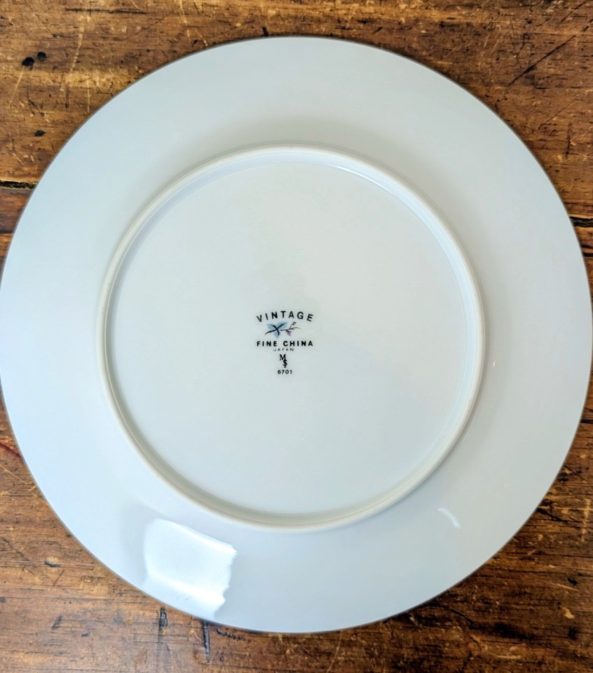 Vintage Fine China of Japan #6701 Grape Pattern Dinner Plates 1967 Set ...