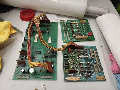 Stern MPU-100 CPU PCB Sound Board + 2 Bally STERN Rectifier Boards ...