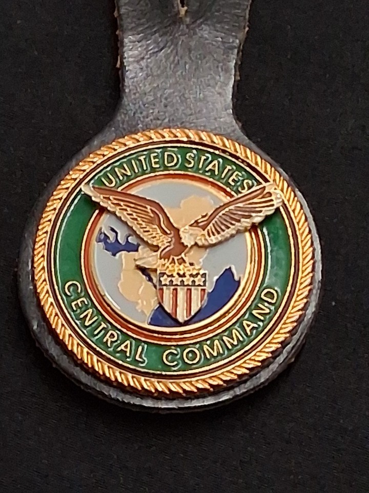 UNITED STATES EMBASSY CENTRAL COMMAND GENERALS BADGE / PIN-BACK BLANK ...