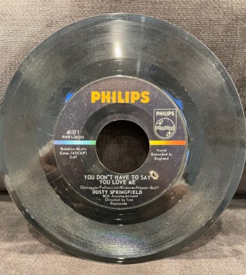 45" 7" VINYL ALBUM PHILIPS DUSTY SPRINGFIELD LITTLE BY LITTLE YOU DONT ...