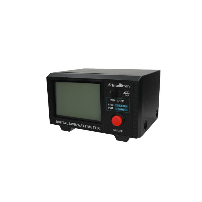 Intellitron WM-1010D Digital SWR and Watt Meter 1.6-525 Mhz 200W SO-239 ...