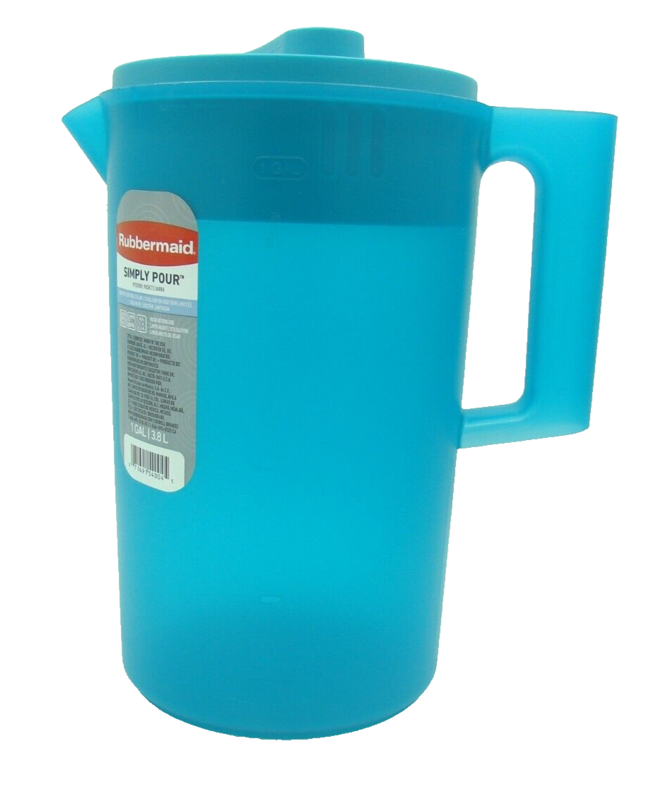 Rubbermaid Pitcher Rubbermaid Rubbermaid Simply Pour 1 Gal Clear/Red