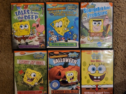 Spongebob Squarepants DVD Lot ( 6 Total Multi-Episode DVDs ) | eBay