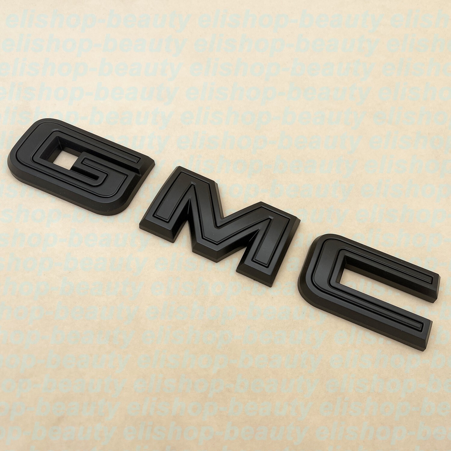 MATTE Black OVERLAY 2019 - 24 Sierra 1500 Rear GMC Emblems Tailgate ...