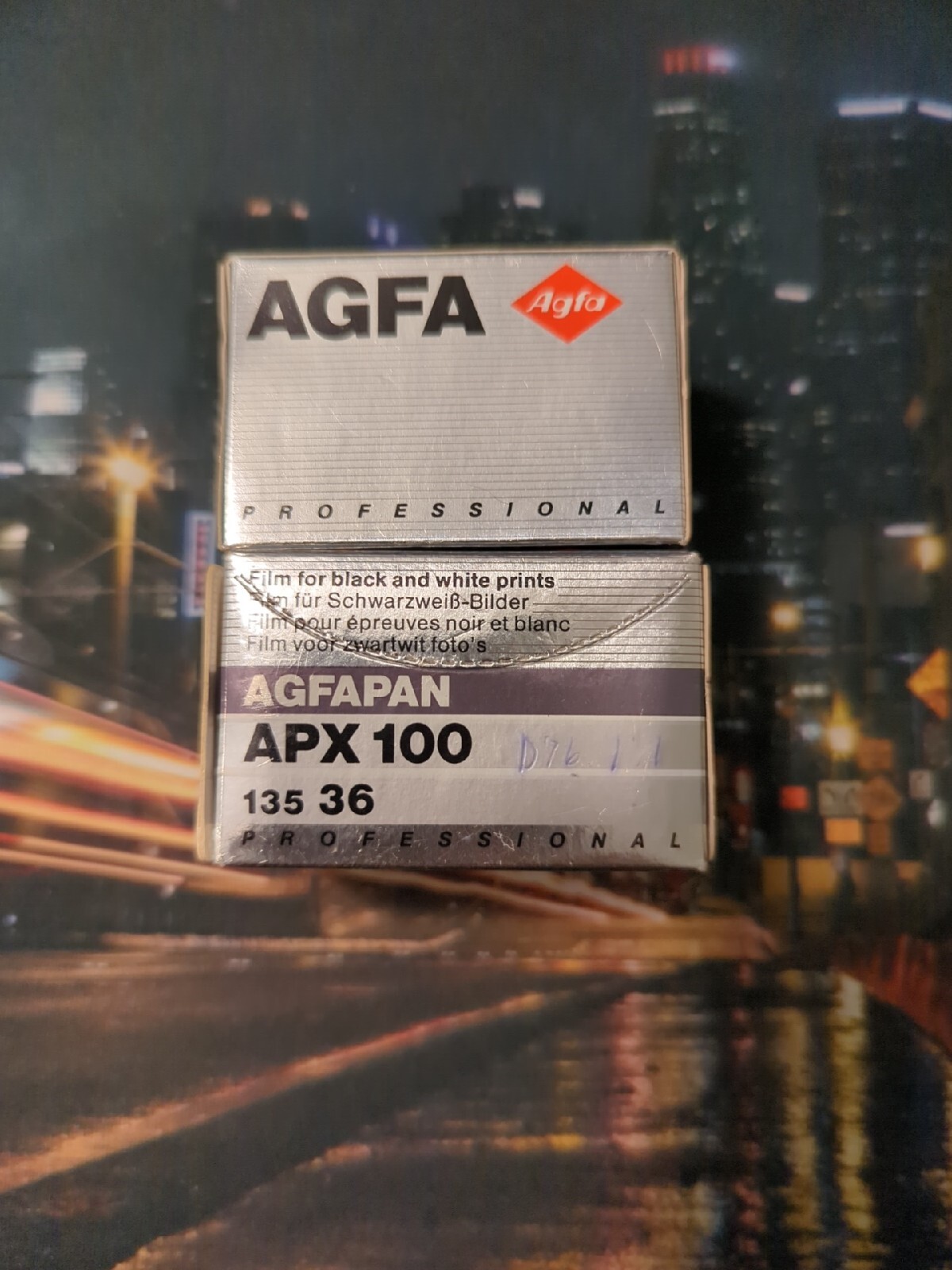 AGFA AGFAPAN APX 100 135 36 BLACK AND WHITE FILM ROLL ISO 100 Exp 1993 ...