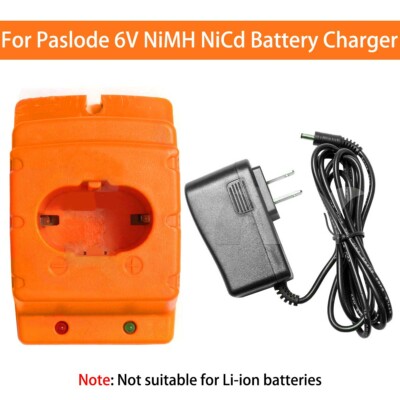 Battery Charger for Paslode 6V Framing Nailer gun 902200 900420 902000 ...