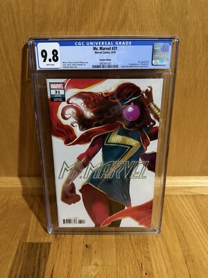 Ms Marvel 31 Stephanie Hans Virgin Variant CGC 9.8 | eBay