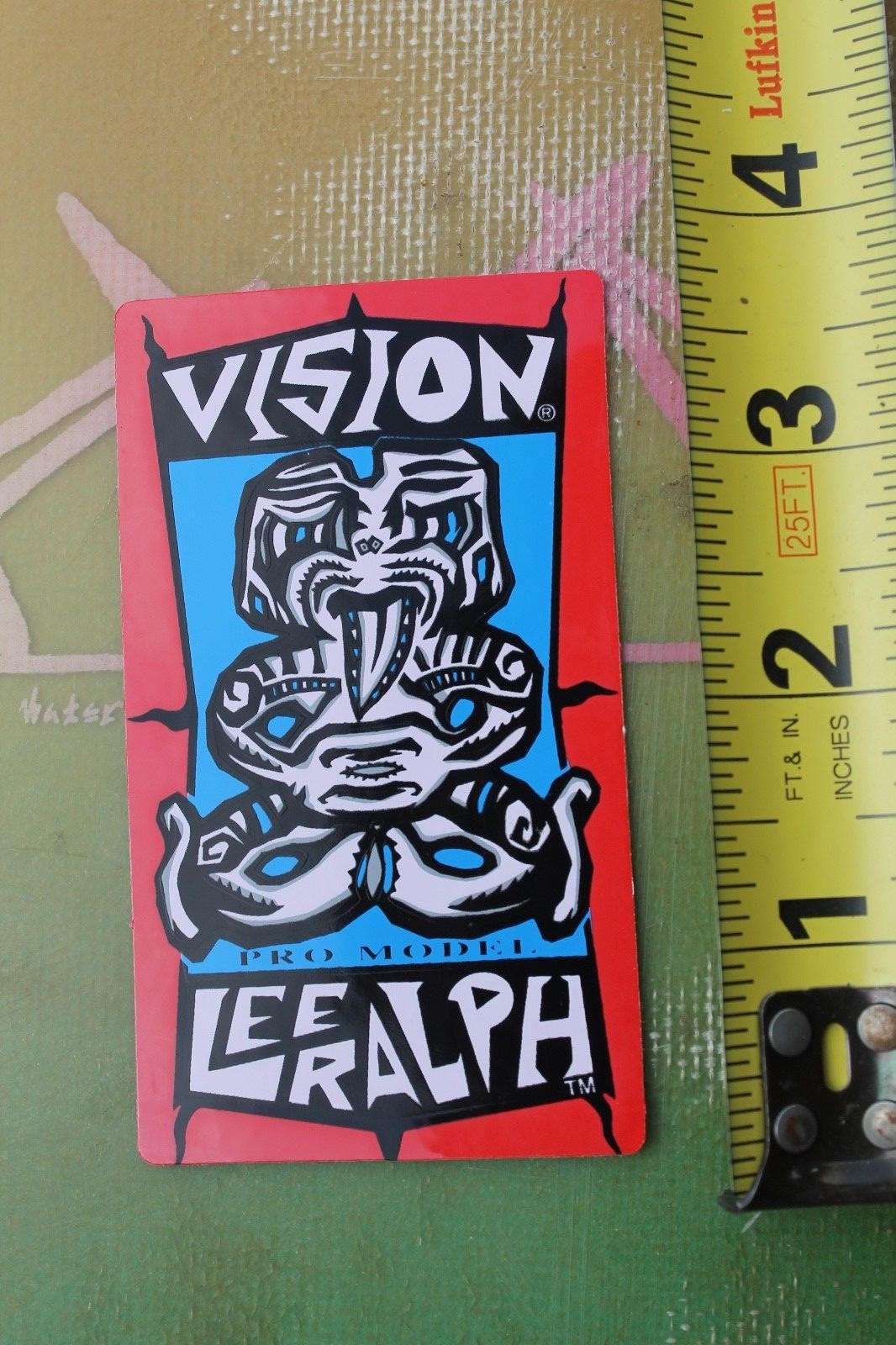 VISION Lee Ralph Pro Model Skateboards Vintage Neon 80's Skateboarding ...
