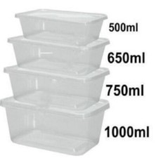 Plastic Containers With Lids for sale | eBay UK
