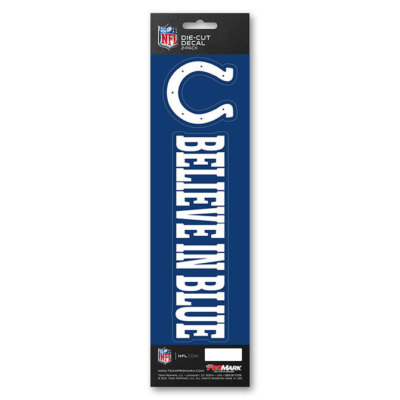 Official Licensed - NFL Indianapolis Colts Vinyl Slogan Decal Pack Made ...
