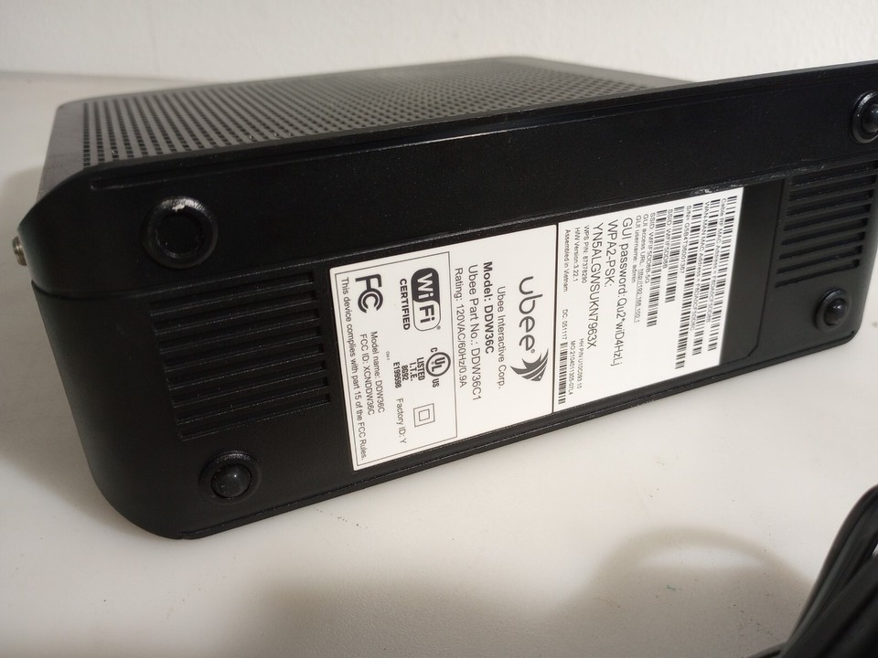 Ubee DDW36C Docsis 3.0 Advanced Dual-Band Wireless Gateway Untested | eBay