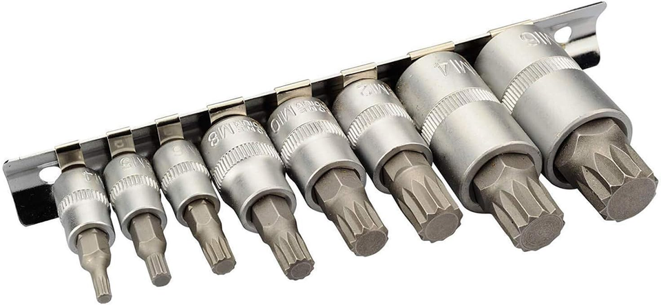 XZN Set Di Di Prese Multiple Chiavi a Bussola Scanalate Punta XZN Set ...