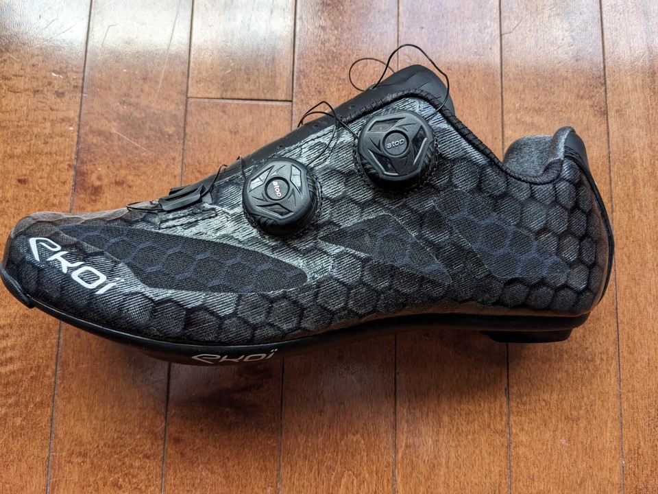 Men's EKOI R4 LIGHT black carbon road cycling shoes US 9( EU 42) | eBay