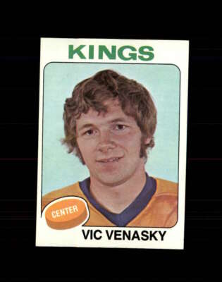 1975 Topps Hockey #312 Vic Venasky STARX 7 NM CS68335 | eBay