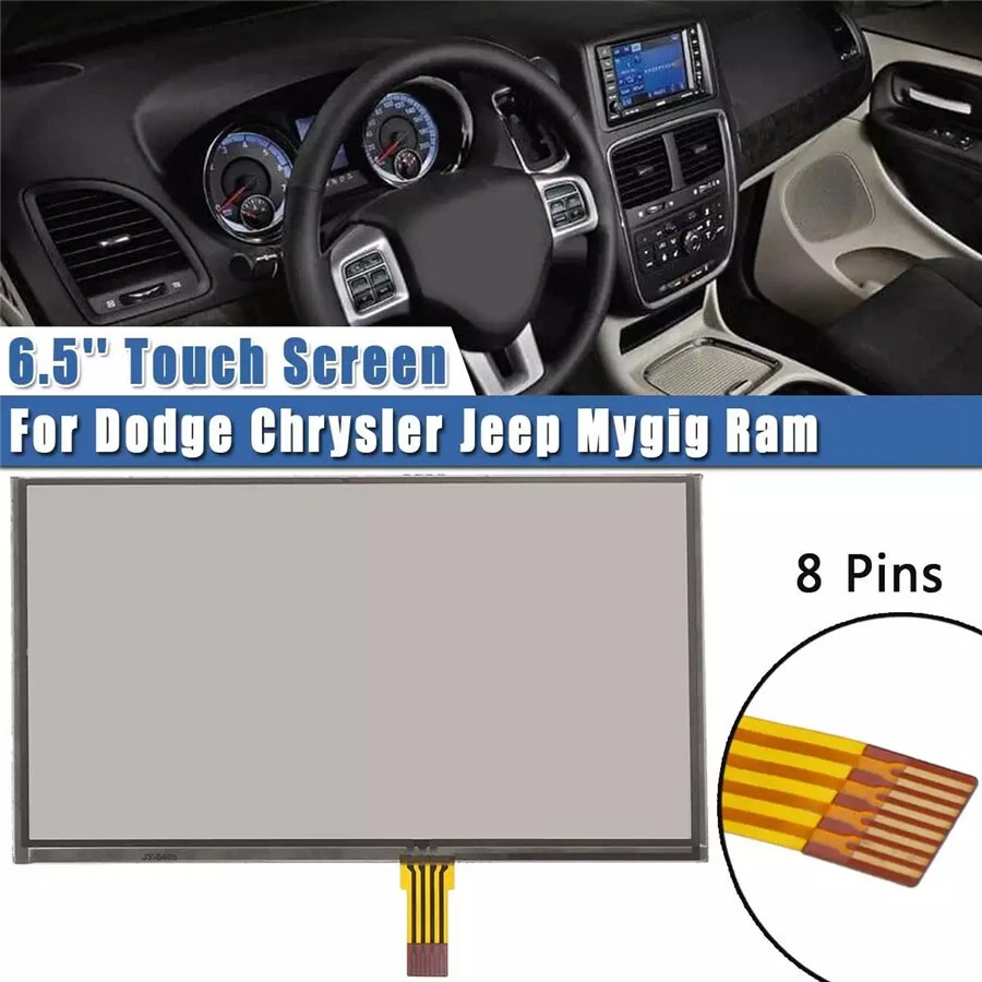 6.5" Touch Screen Digitizer for Dodge Chrysler Jeep Mygig 430 RBZ 430N ...