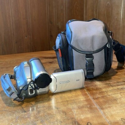 Panasonic GS39 30x optical zoon camcorder with camera bag and equipment ...