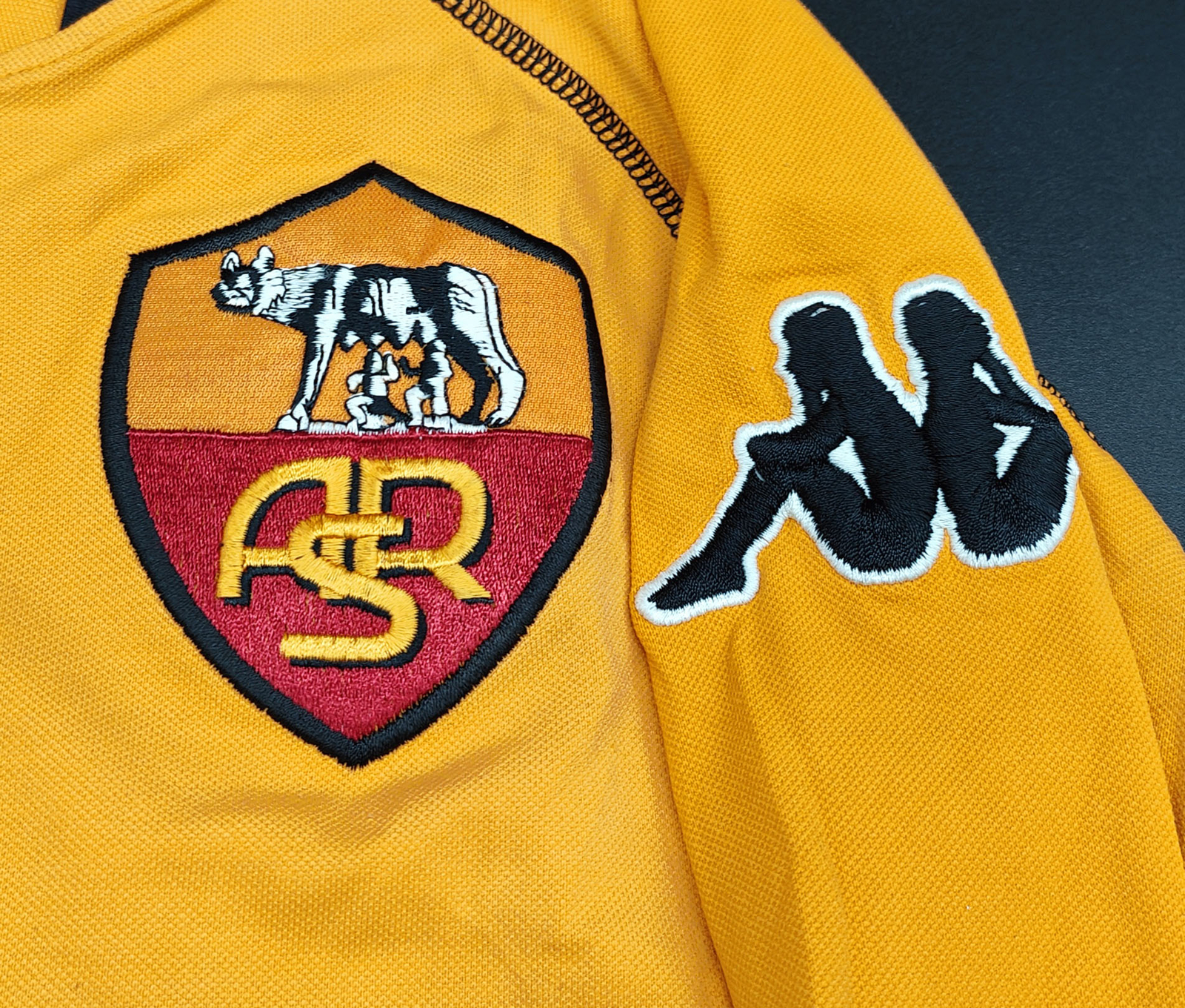 MAGLIA as roma kappa antonioli 2002-03 PORTIERE CALCIO AUTOGRAFATA ...