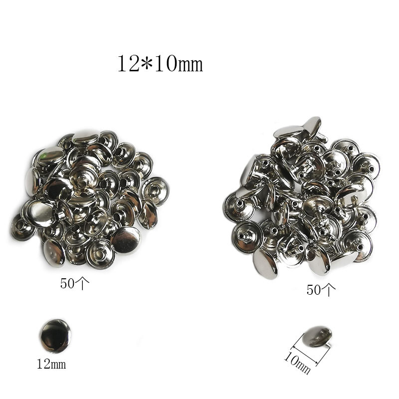 Double Cap Rivets Stud Rapid Rivets Leather Craft Repair 5mm 8mm 9mm ...