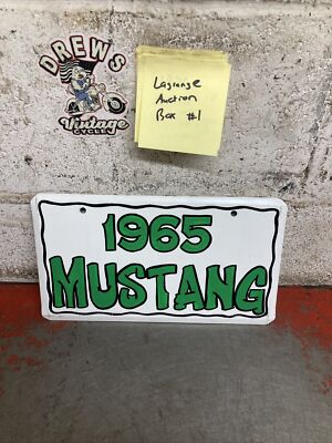 Vintage 1965 Ford Mustang license plate | eBay