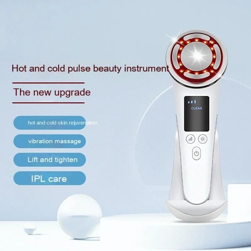 Portable LED Hot Cold Hammer Facial Skin Rejuvenation Lifting EMS ...