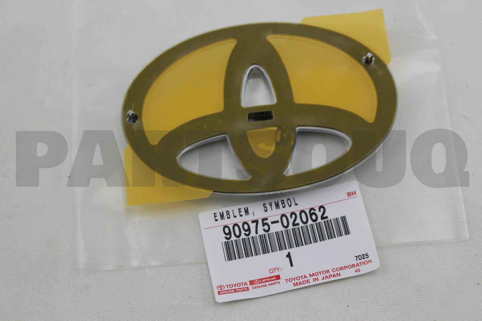 9097502062 Genuine Toyota EMBLEM, BACK DOOR, NO.1 90975-02062 | eBay